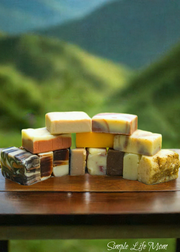 3lbs NATURAL SOAP BARS - 12 handmade soap bars, your choice, organic ...