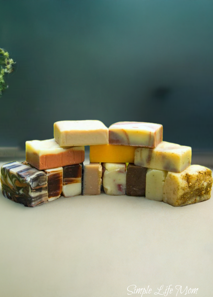 3lbs NATURAL SOAP BARS - 12 handmade soap bars, your choice, organic ...