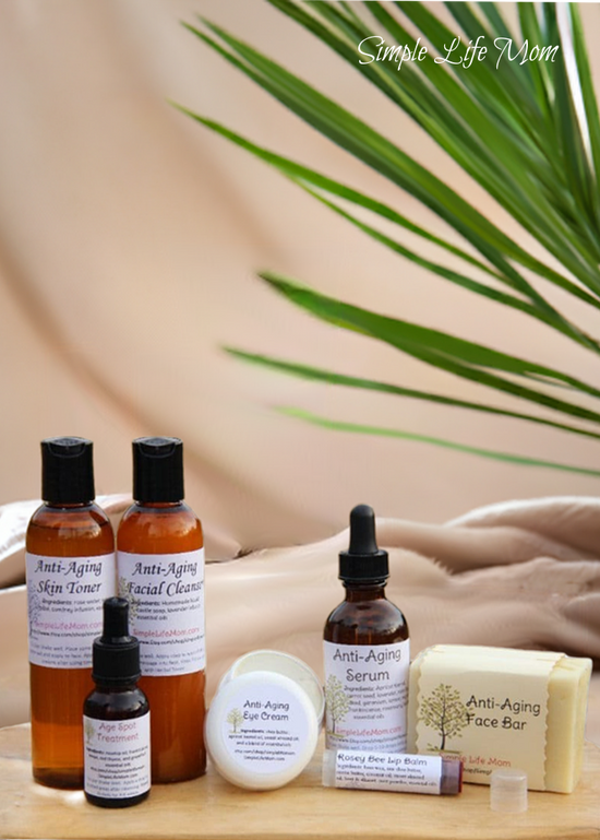ANTI AGING GIFT SET - Organic, Anti Wrinkle Beauty Gift Set, essential ...