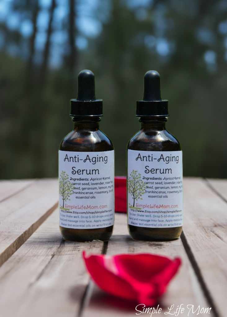 ANTI AGING SERUM - all natural Essential Oil blend to moisturizing ...