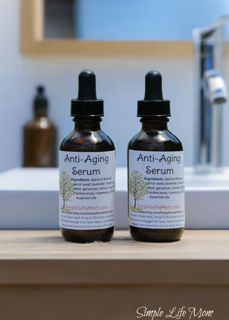 ANTI AGING SERUM - all natural Essential Oil blend to moisturizing ...