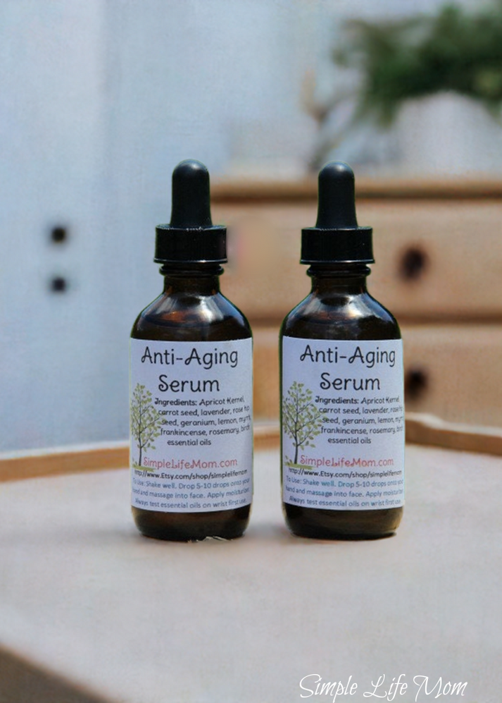 ANTI AGING SERUM - all natural Essential Oil blend to moisturizing ...