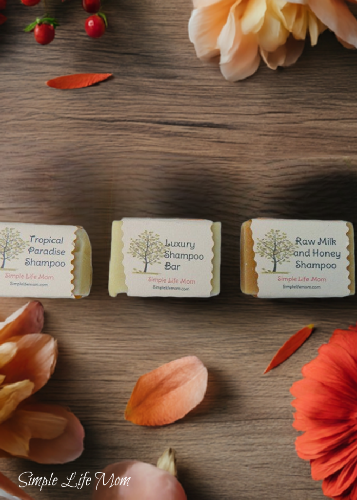 SHAMPOO GIFT SET - 3 Natural Shampoo Bars, vegan shampoo, zero waste ...