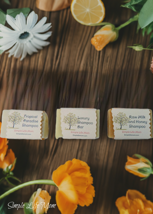 SHAMPOO GIFT SET - 3 Natural Shampoo Bars, vegan shampoo, zero waste ...